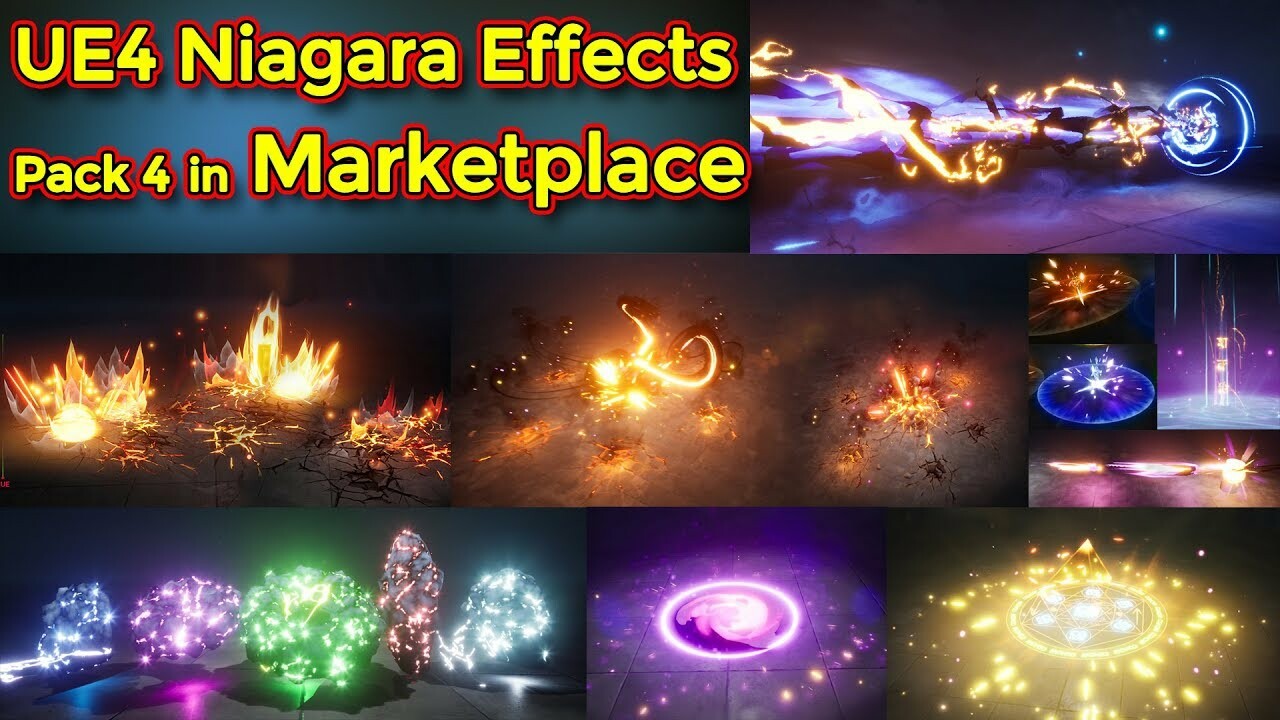 ArtStation - Unreal Engine Niagara Effects pack 04 in Marketplace