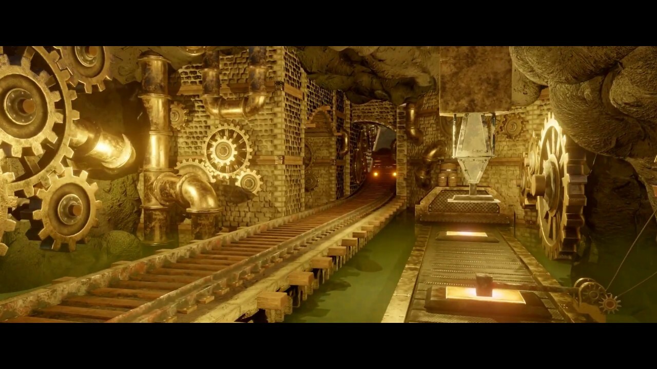 ArtStation - Steampunk Industrial City