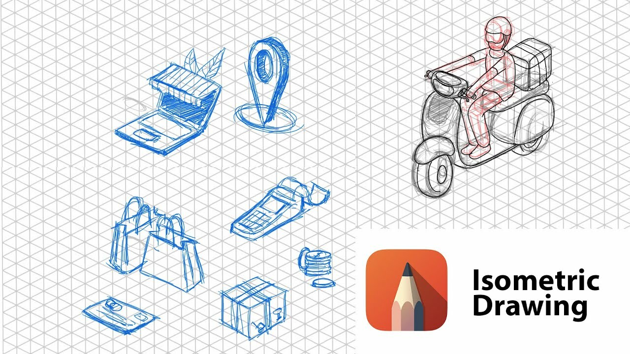 ArtStation - isometric sketching tutorial