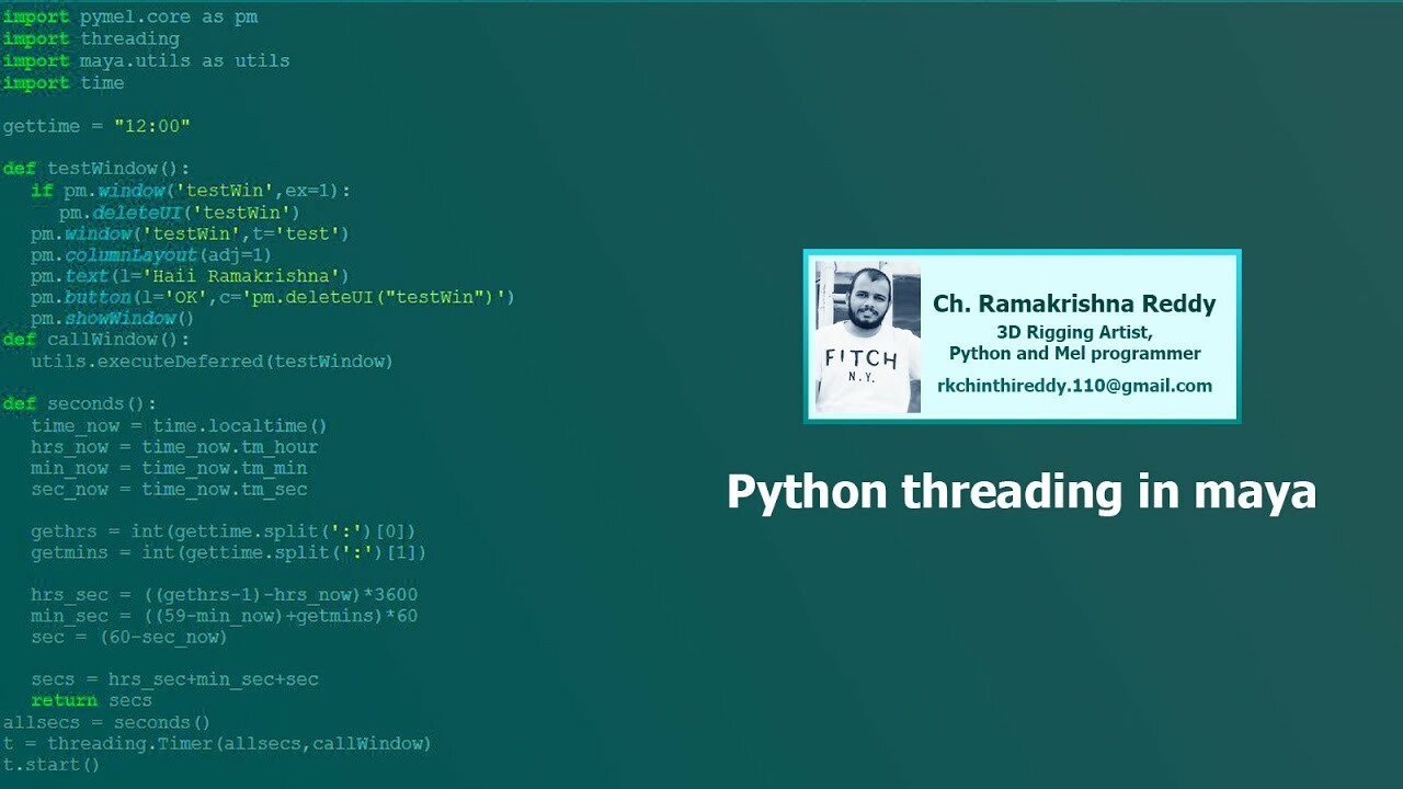 ArtStation - python threading