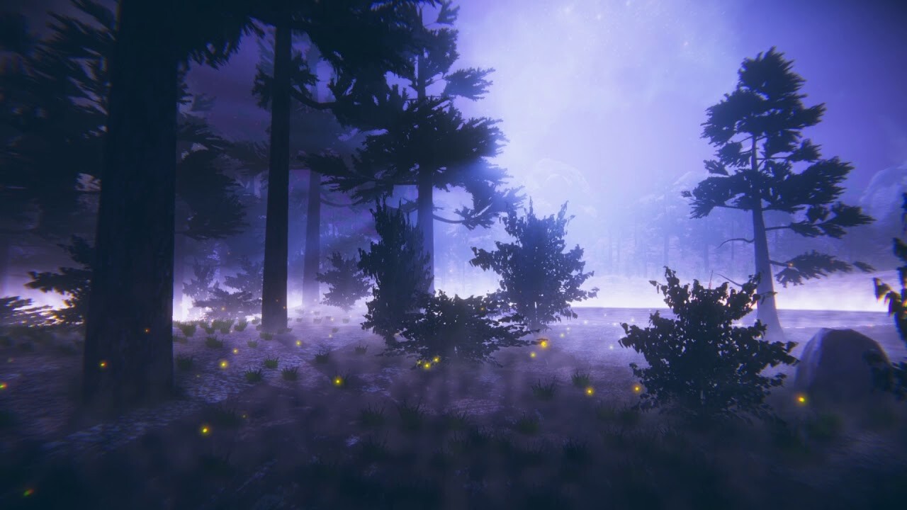 ArtStation - Night Forest (Real Time).