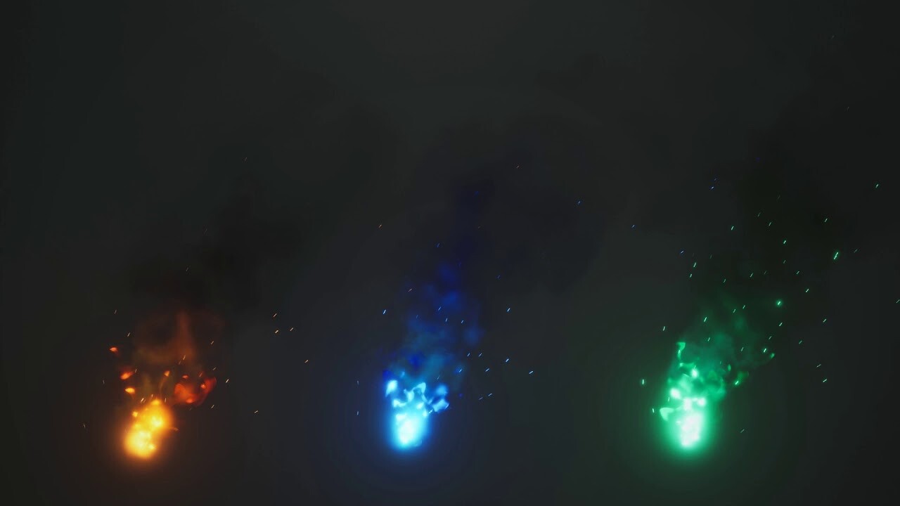 ArtStation - Stylized Fire Practice