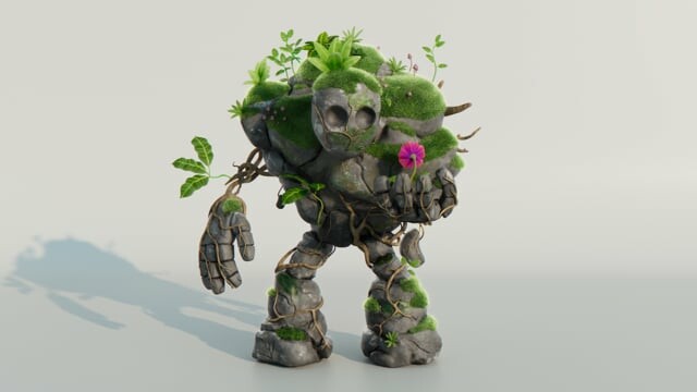 ArtStation - Garden Golem
