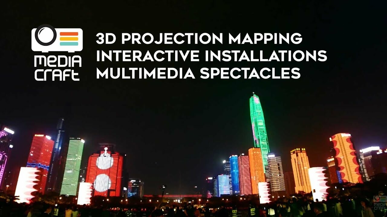 ArtStation - The Biggest Projection Mapping in the World