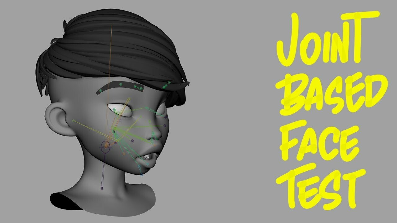 ArtStation - Joint-based face deformation