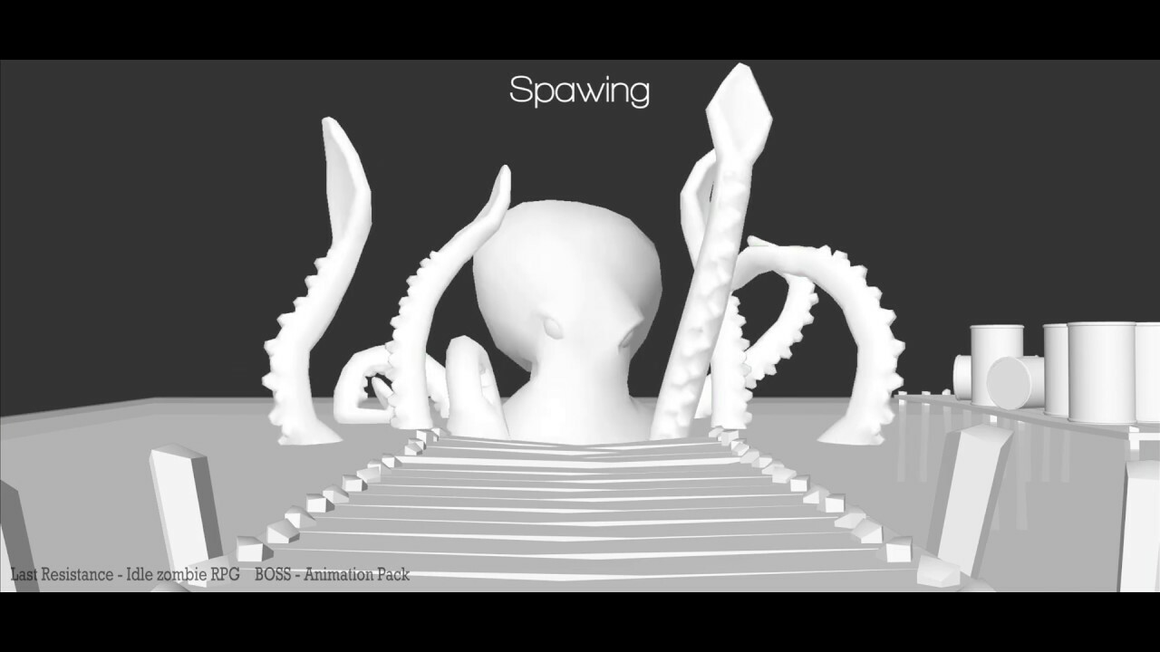 ArtStation - Game Animation - Boss : Last Resistance