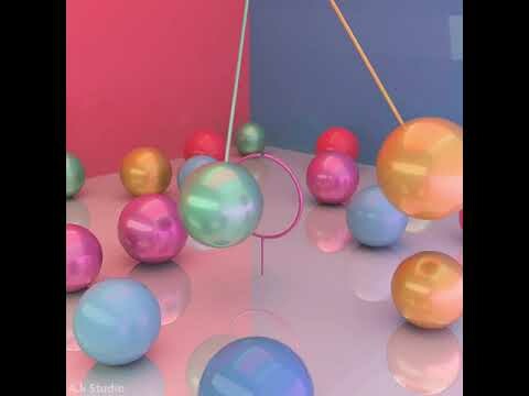 ArtStation - Balls Loop Animation