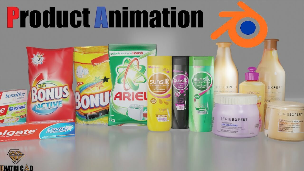 ArtStation - Product Animation Reel made in Blender 2.8