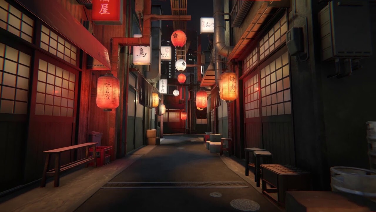 ArtStation - Japanese Alley