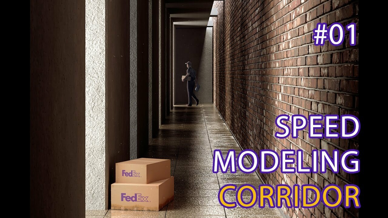 ArtStation - Speed modeling Corridor