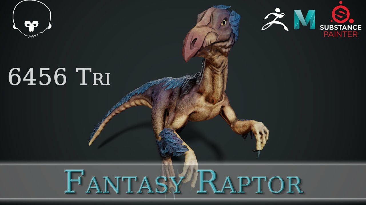 ArtStation - Fantasy Raptor