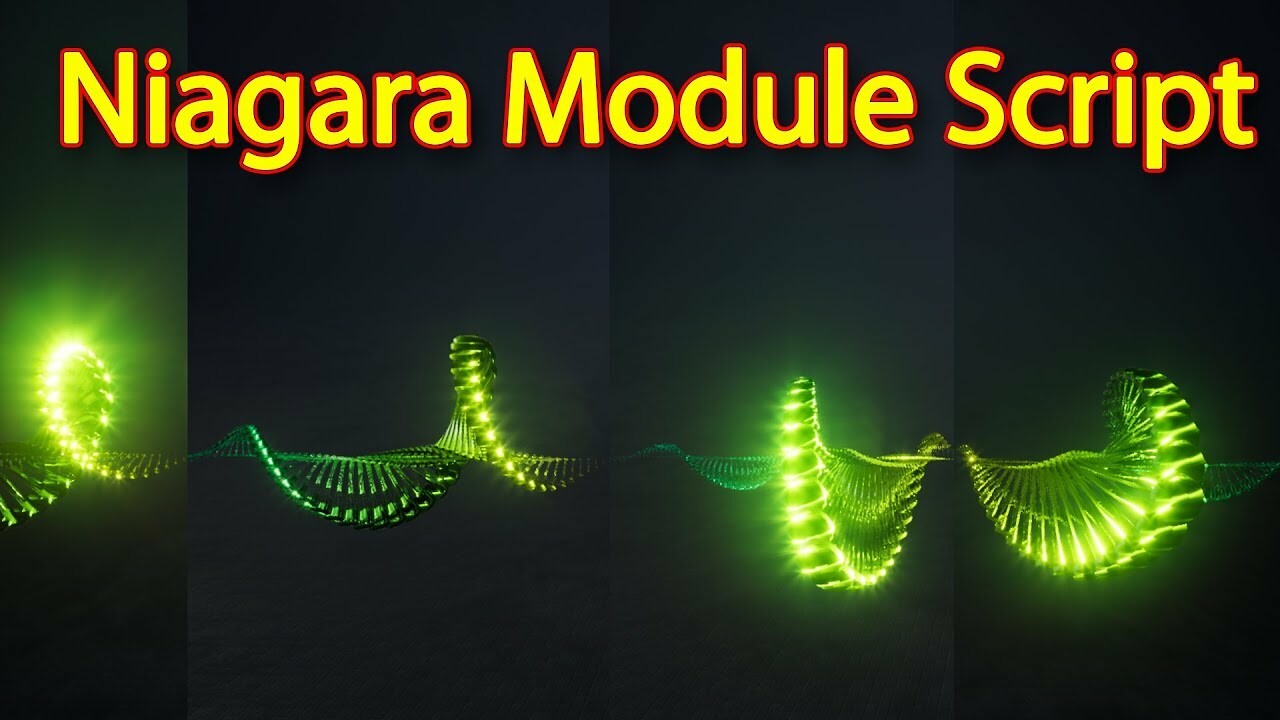 ArtStation - Niagara Module Script | Unreal Engine Niagara Tutorial