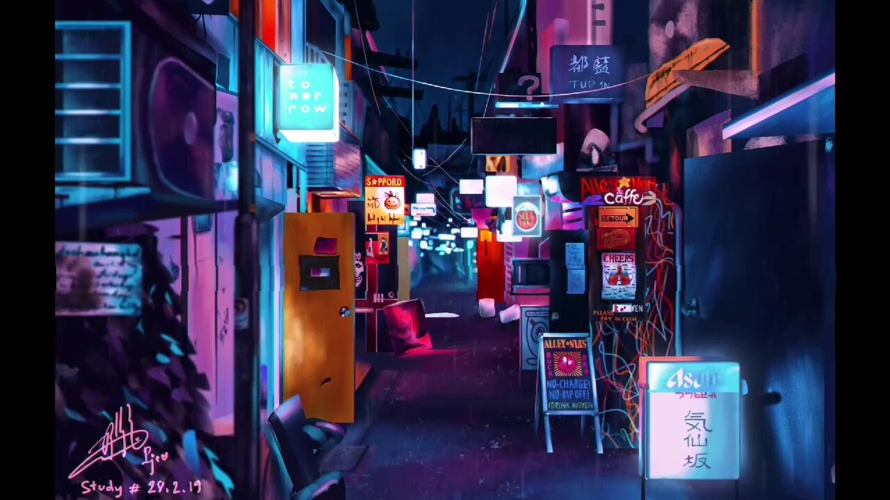 ArtStation - NEON JAPAN
