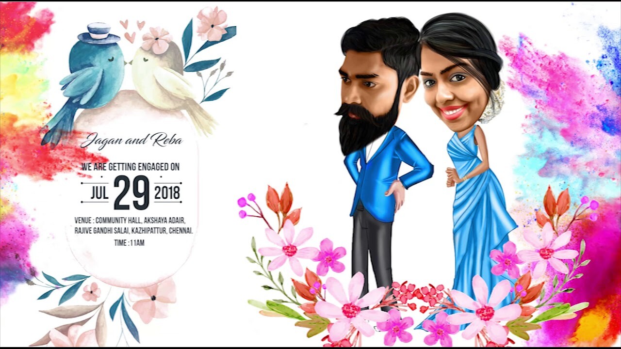 ArtStation - Save the date video | Animated Video invitation