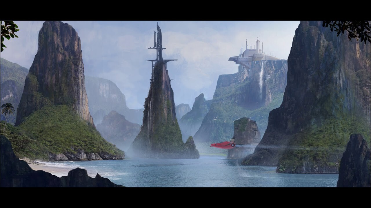 ArtStation - Landscape Matte Painting time lapse