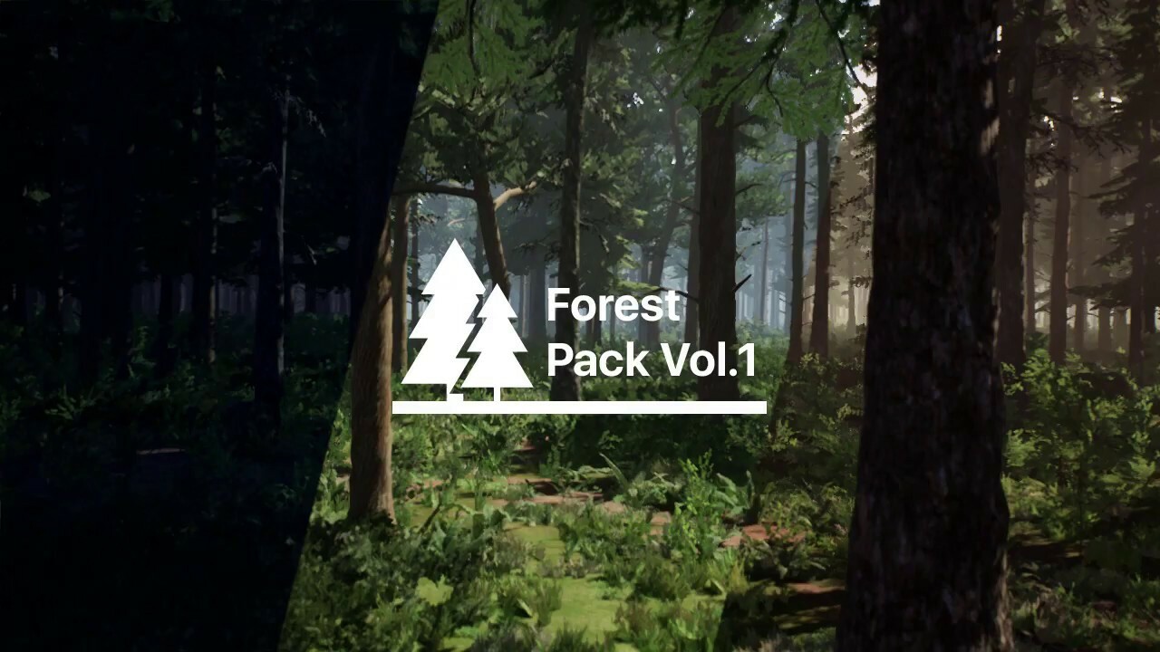 ArtStation - ForestPack vol1 Low-poly 3D model