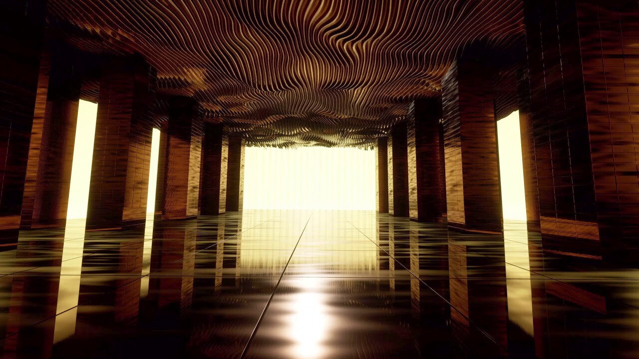 ArtStation - Animated Ceiling Material