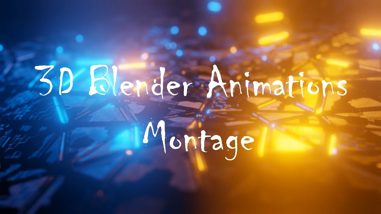 ArtStation - 3D Animations Montage -Beginner