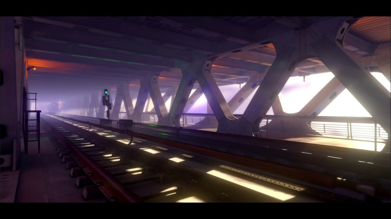 ArtStation - Train. Bridge.