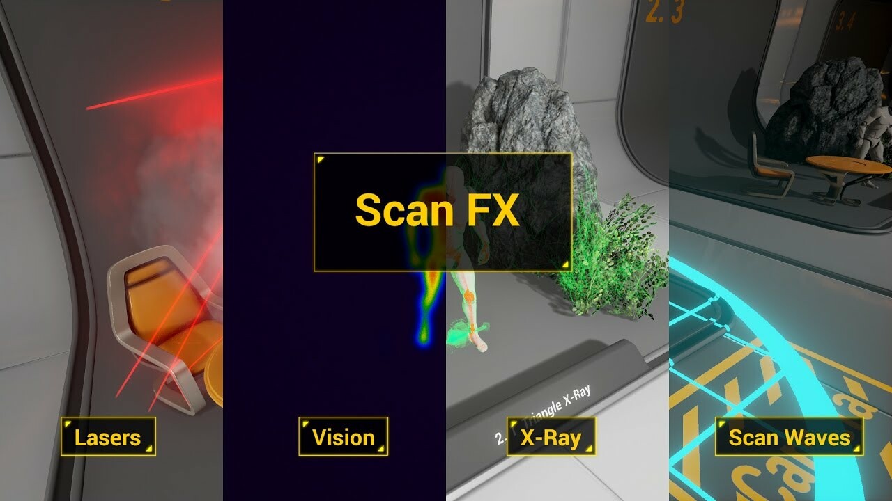 ArtStation - Scan FX Asset Pack