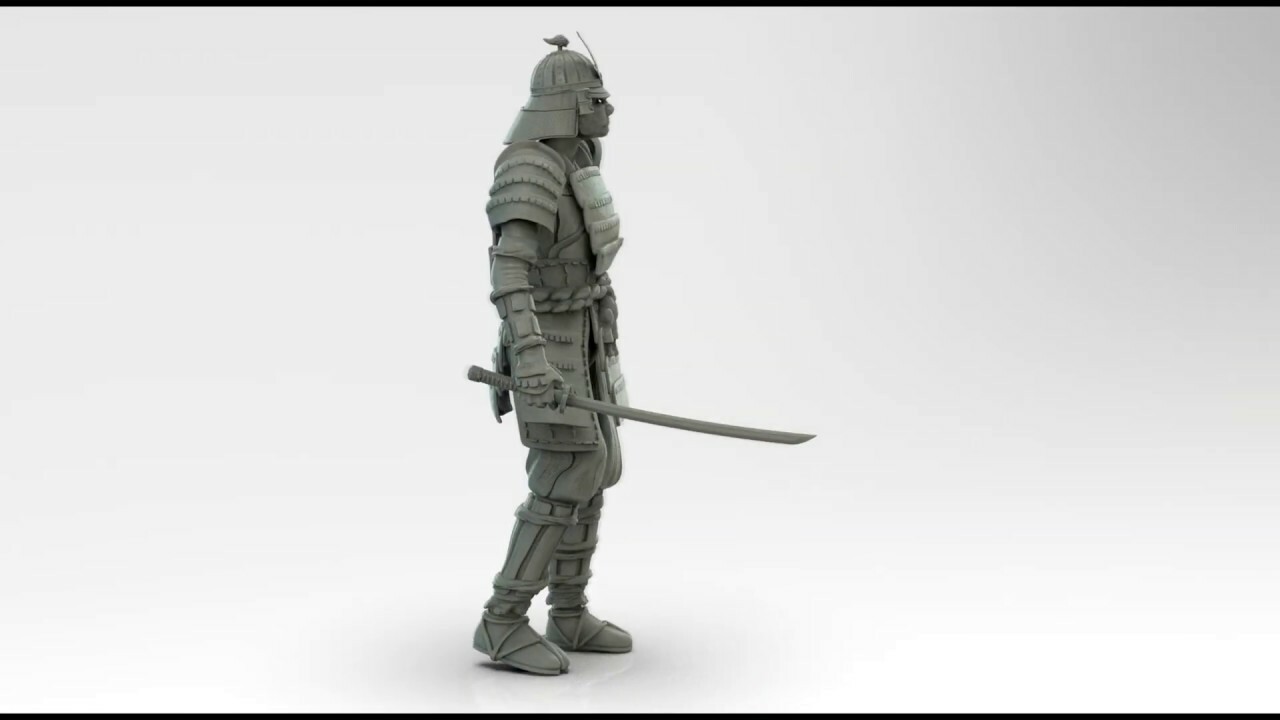 ArtStation - Samurai 3D Model