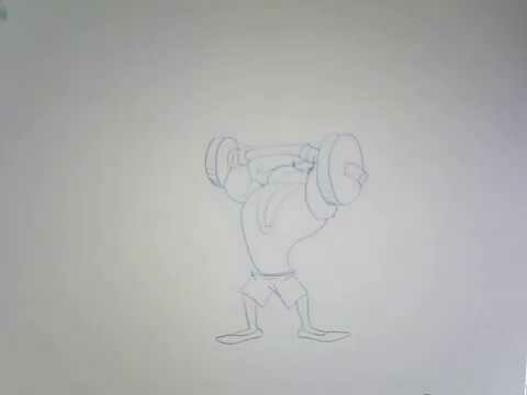 ArtStation - Weightlifter Animation