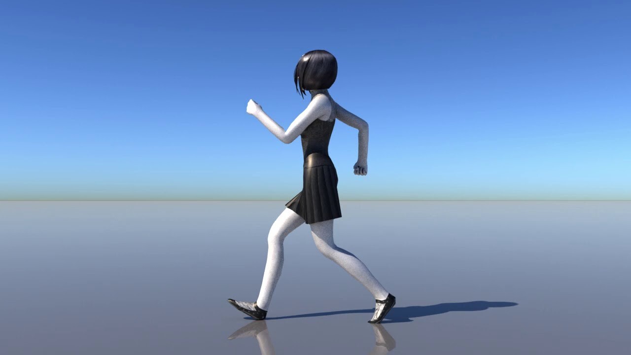 ArtStation - Character Walk In Place - 3D Animation