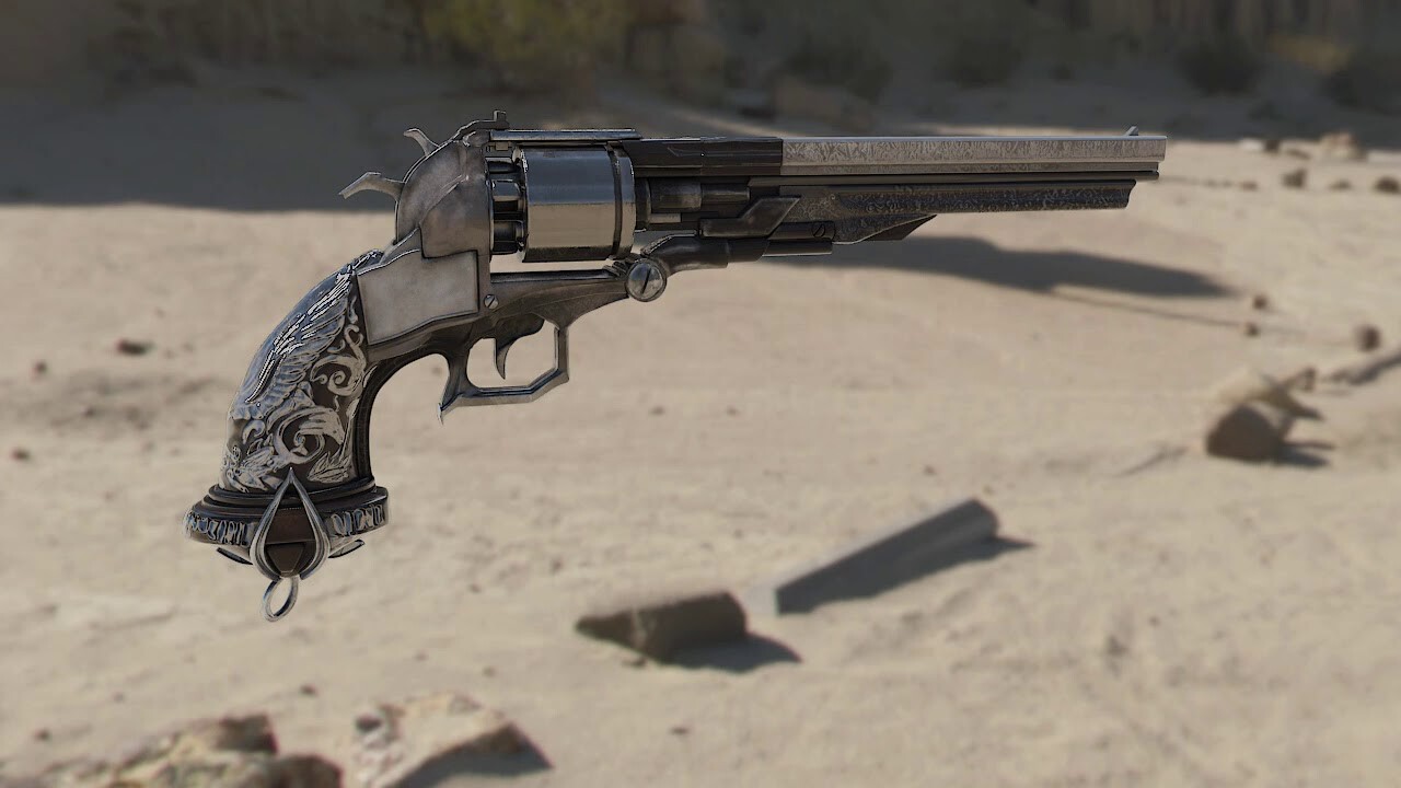 ArtStation - Revolver Prop