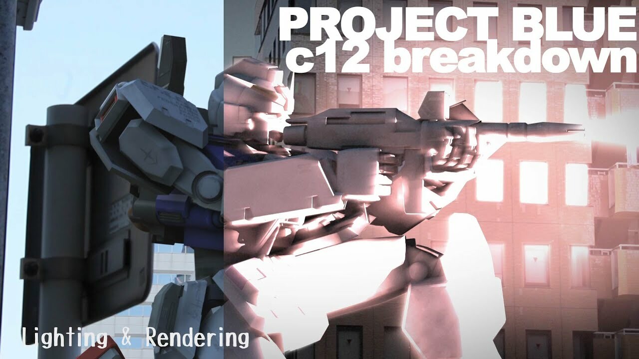 ArtStation - [PROJECT BLUE] breakdown c12 [GUNDAM BLUE DESTINY]