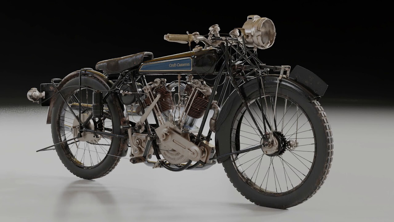 ArtStation - 3D Classic bike models