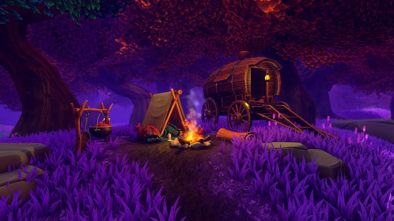 ArtStation - Stylized Fantasy : Magic Campsite