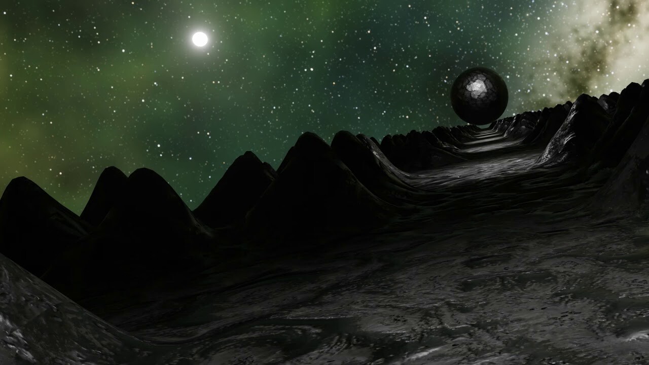 ArtStation - Floating over a Dead Planet #1