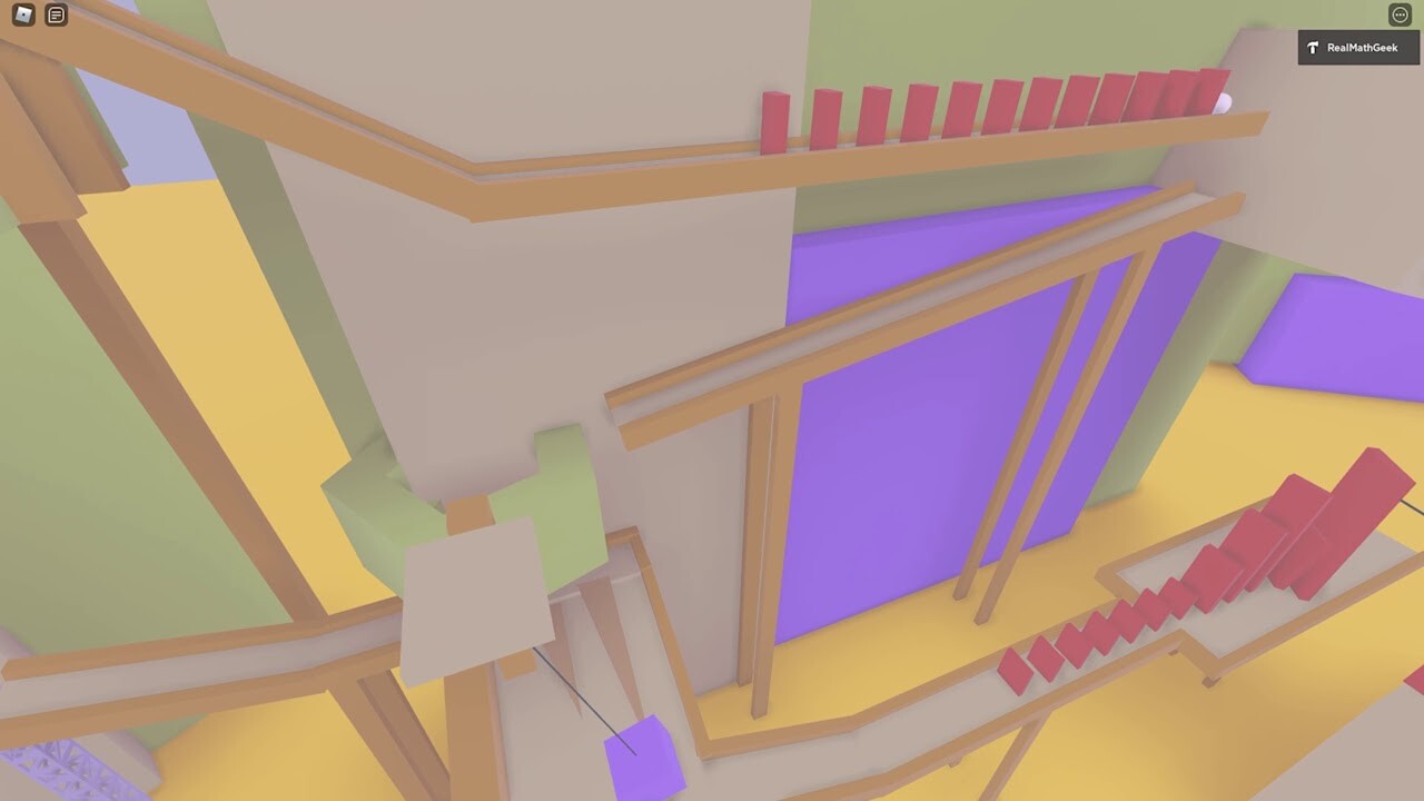 ArtStation - Push To Activate! A Rube Goldberg Machine (Roblox, June 2020)