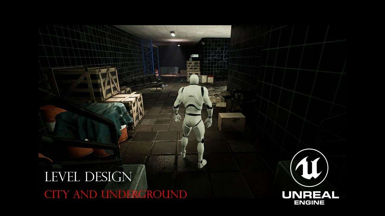 ArtStation - Level design city and metro station