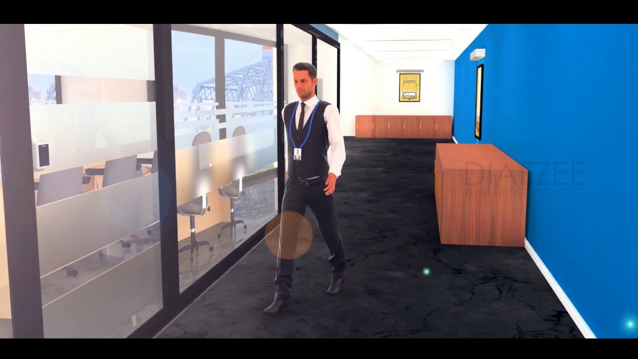 ArtStation - Smart Building Walkthrough 3D