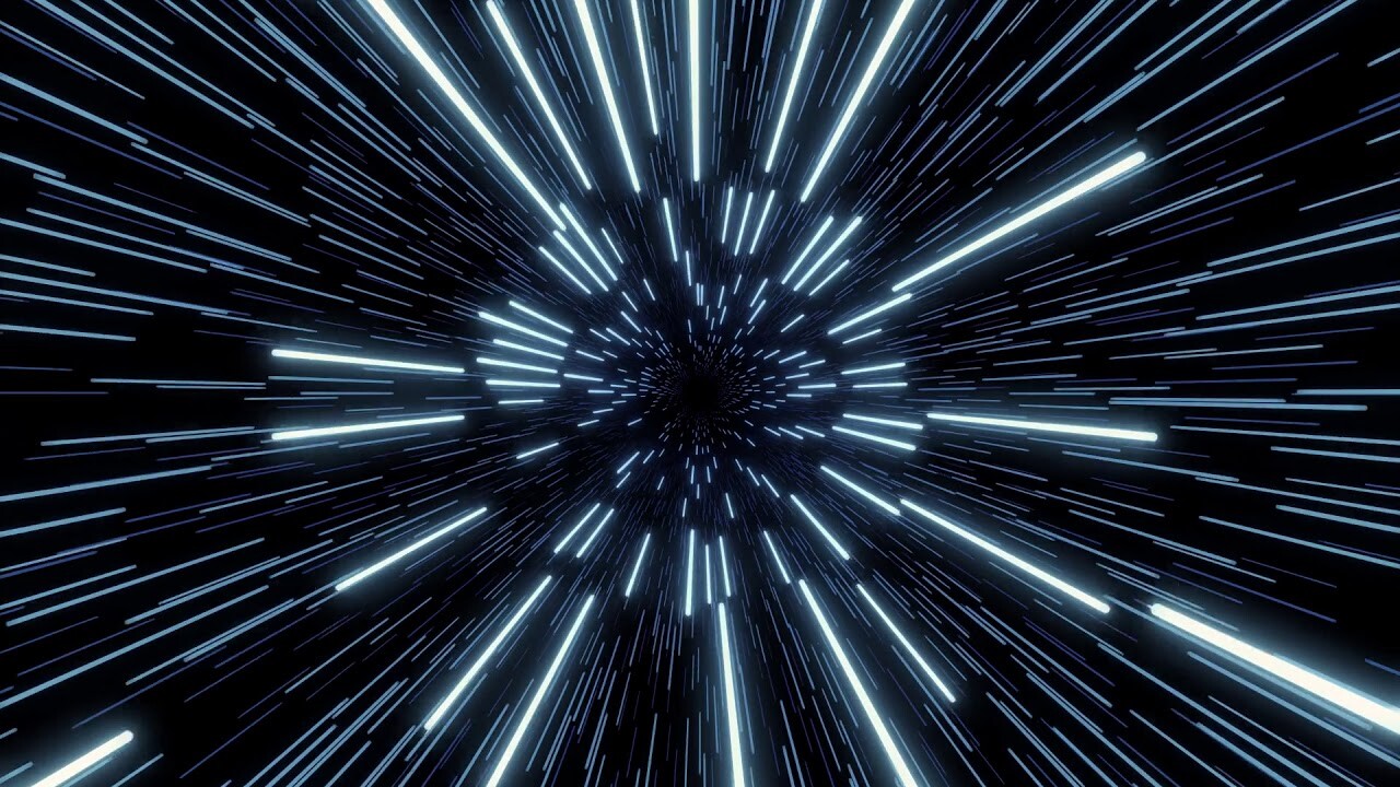 ArtStation - STAR WARS lightspeed jump fan art