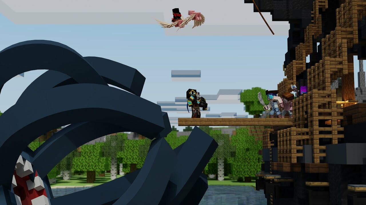 ArtStation - Minecraft Animation of my friends