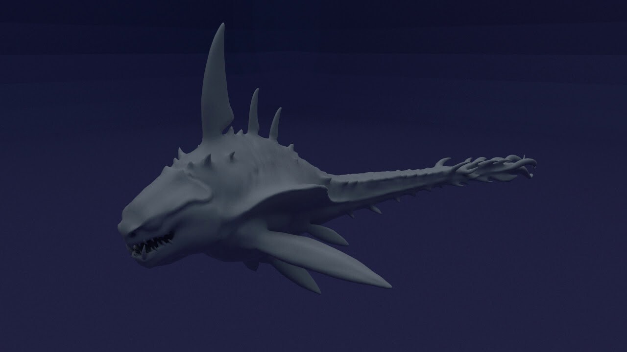 ArtStation - Submarine smonster fish