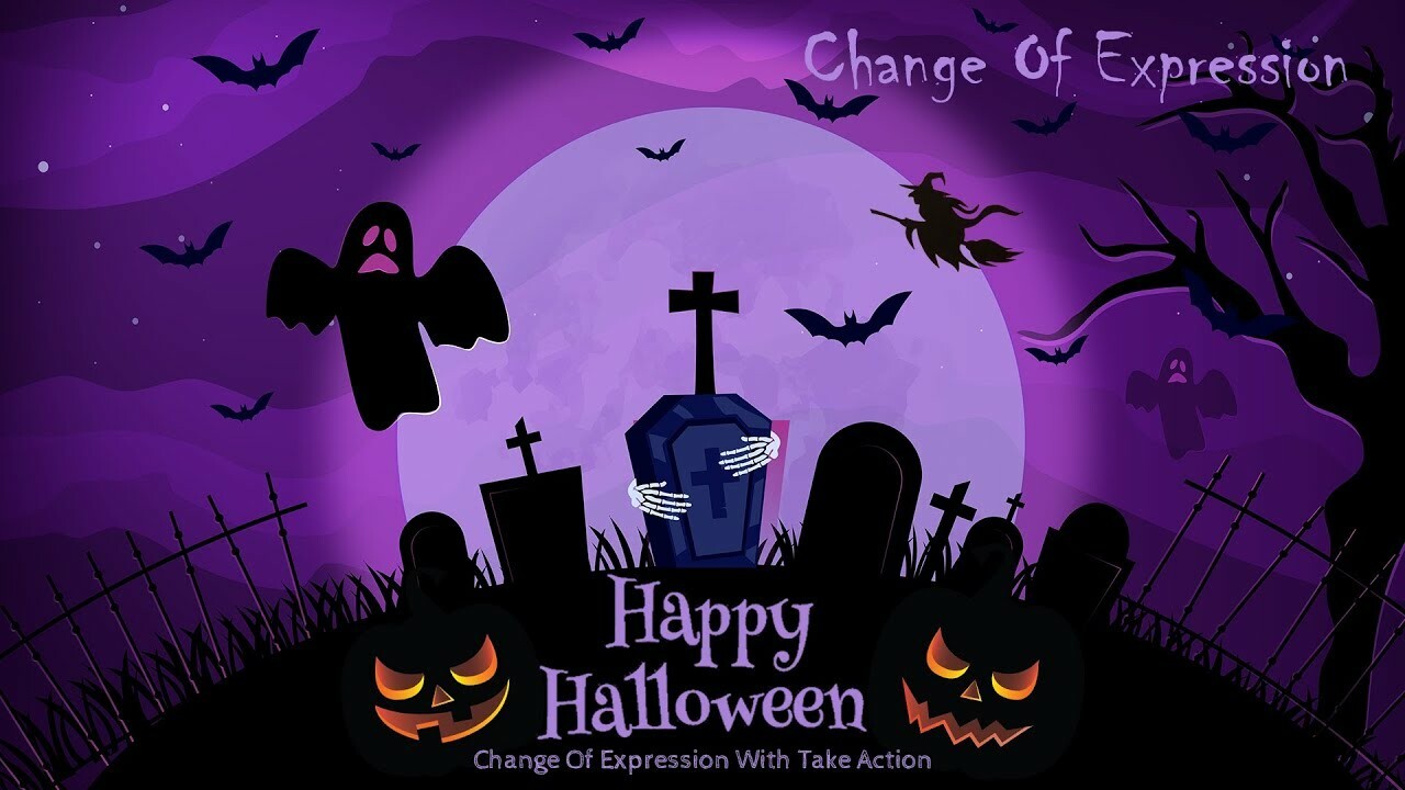 ArtStation - Halloween Animation [ Thep Rig ] - Change of Expression ...