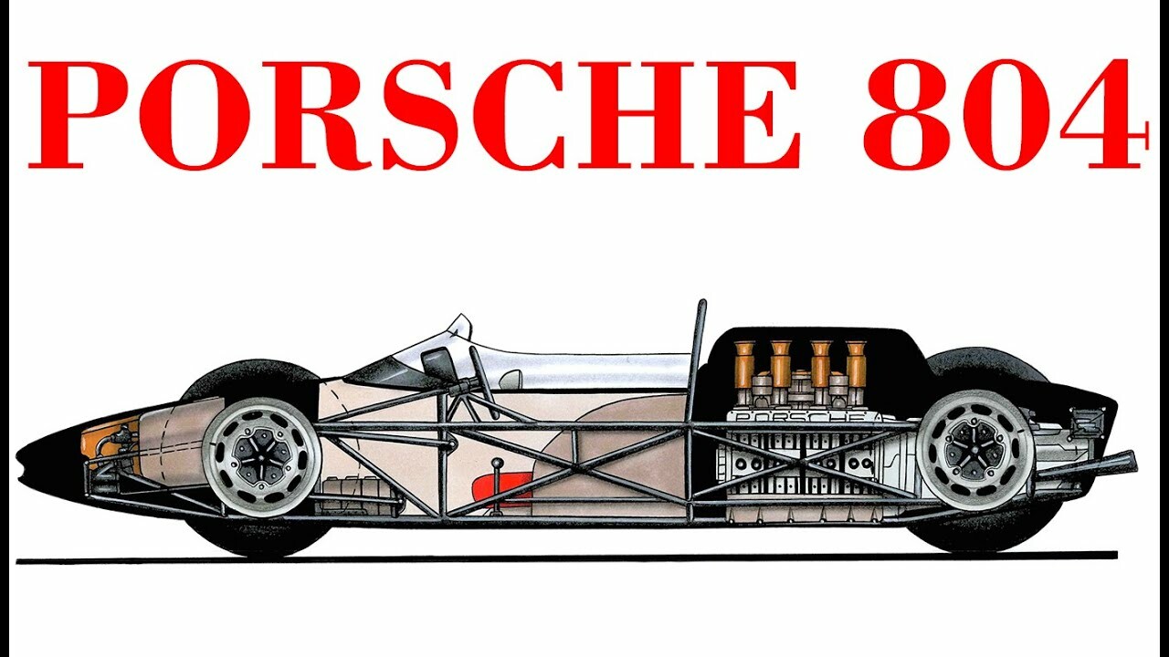 ArtStation - Porsche 804 blueprint