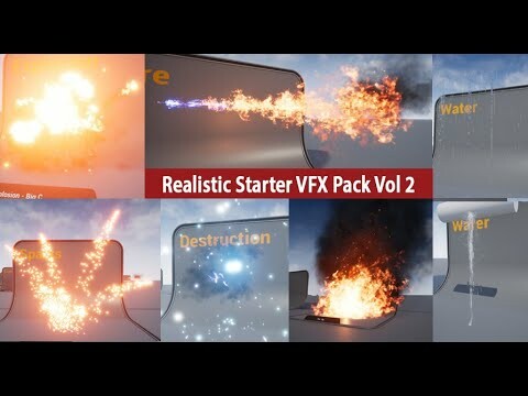 ArtStation - Realistic Starter VFX Pack Vol 2 [UE4]