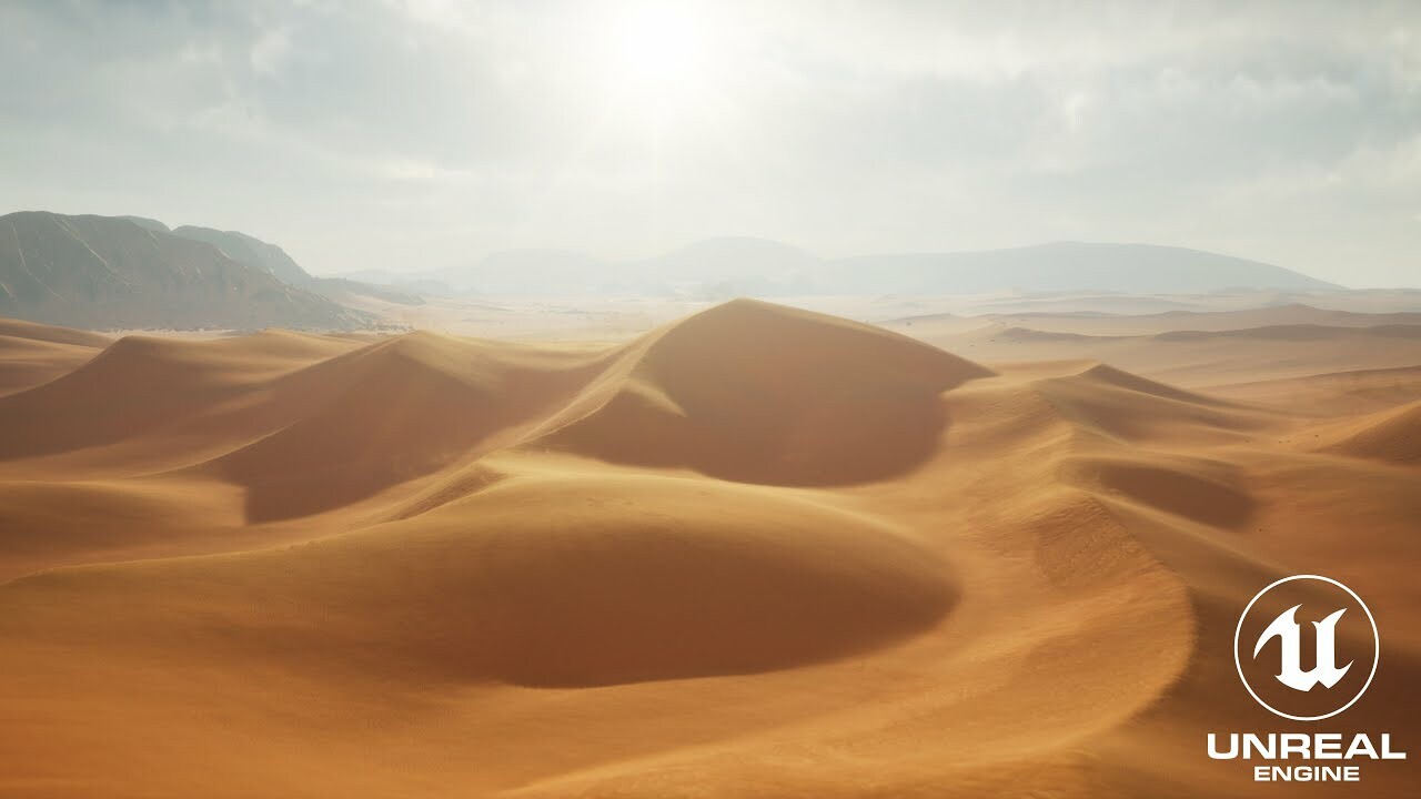 ArtStation - Unreal Desert Dunes