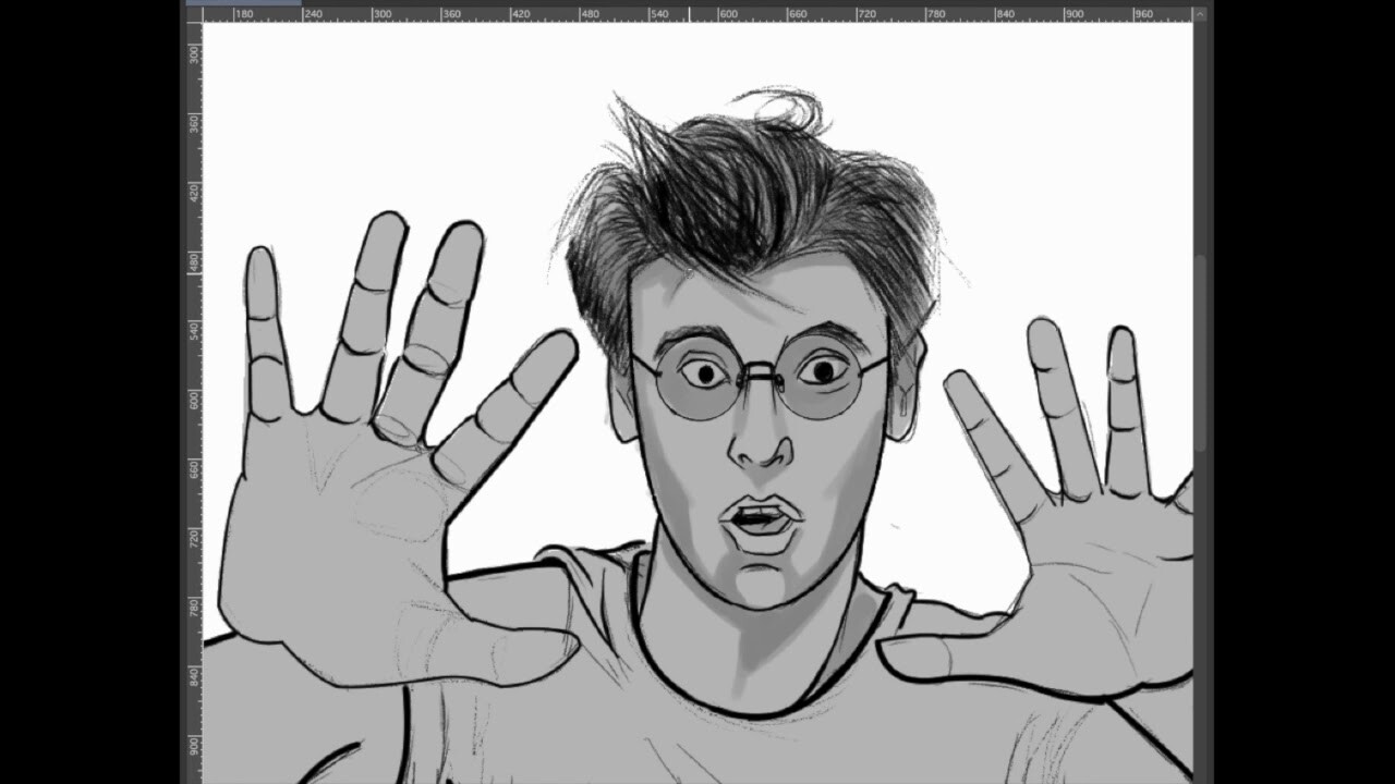 ArtStation - 'The Darwin Bomb' - The Scared Professor Process Video