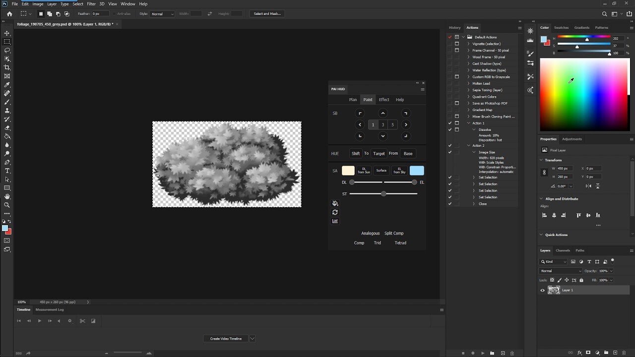 ArtStation - A demonstration of painting assistant extension for Photoshop