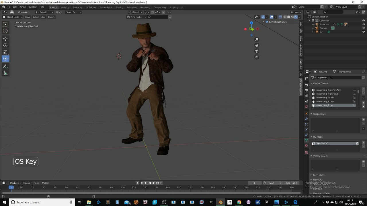 ArtStation - Indiana Jones game ready 3D printable