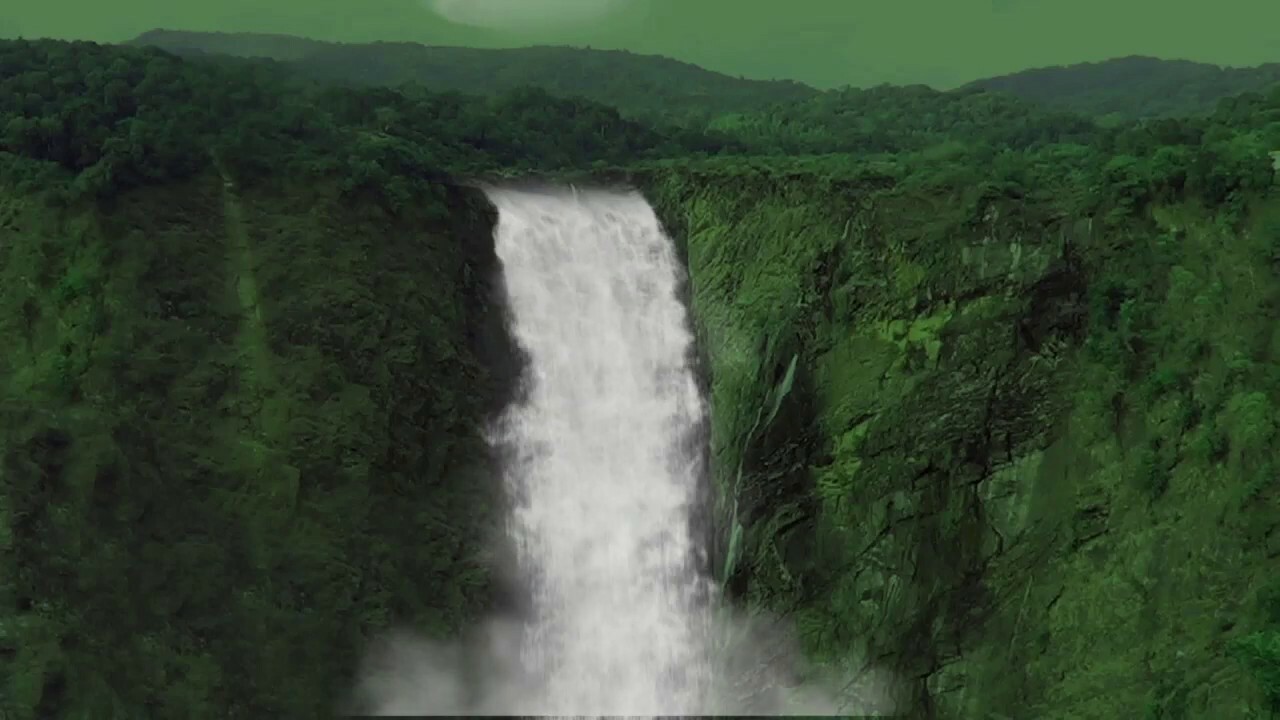 ArtStation - waterfall maya