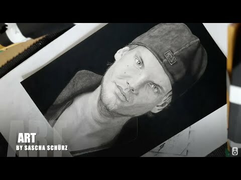 ArtStation - Avicii (Tim Bergling) - Speed Drawing realistic Pencil and ...