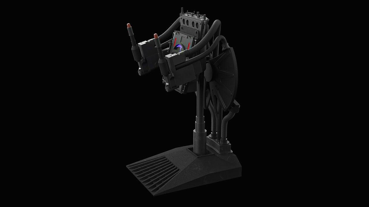 ArtStation - Rogue One TIE Fighter targeting computer (Interior WIP)