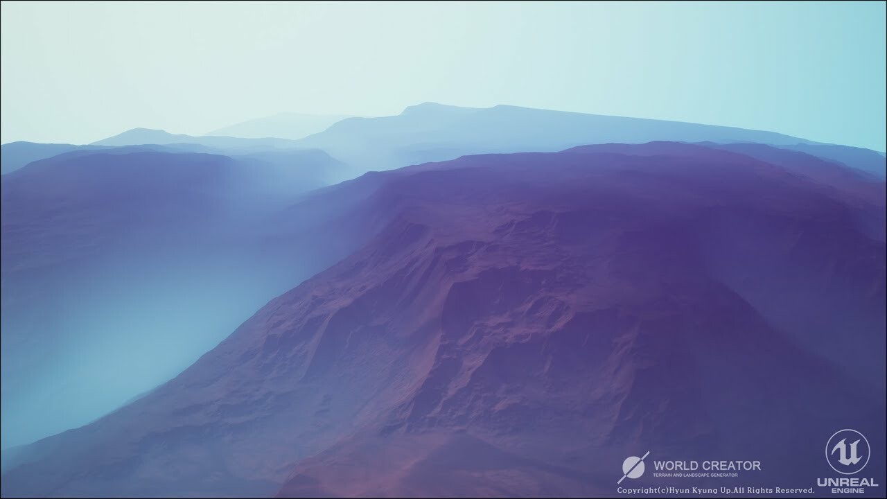 ArtStation - Unreal engine and World Creator_In the dry area