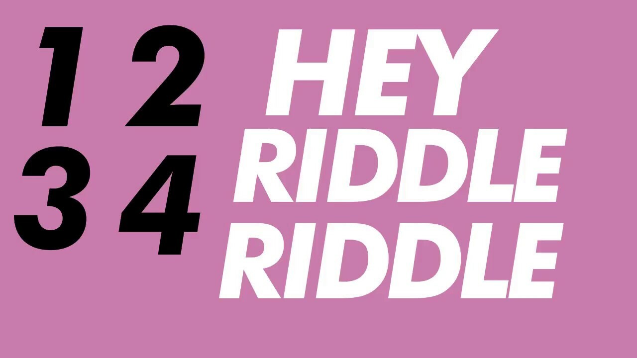 ArtStation - Hey Riddle Riddle Theme Song Kinetic Typography